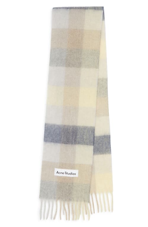 ACNE STUDIOS ACNE STUDIOS Vally Plaid Alpaca Scarf